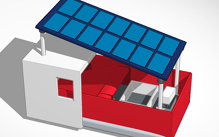 3D design Trash collector - Tinkercad