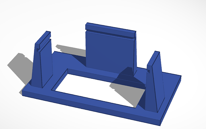 3D design Holder for ELEGOO Power Supply Module Power MB V2 - Tinkercad