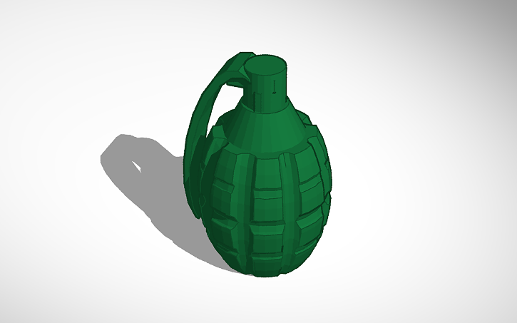 3D design Grenade - Tinkercad