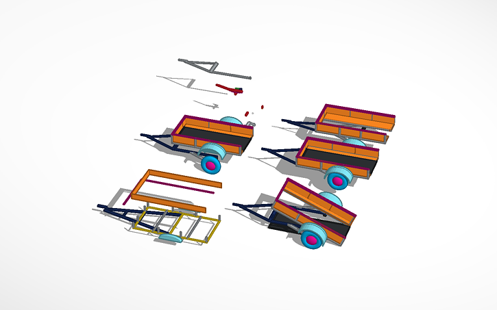 3D design Trailer - Tinkercad