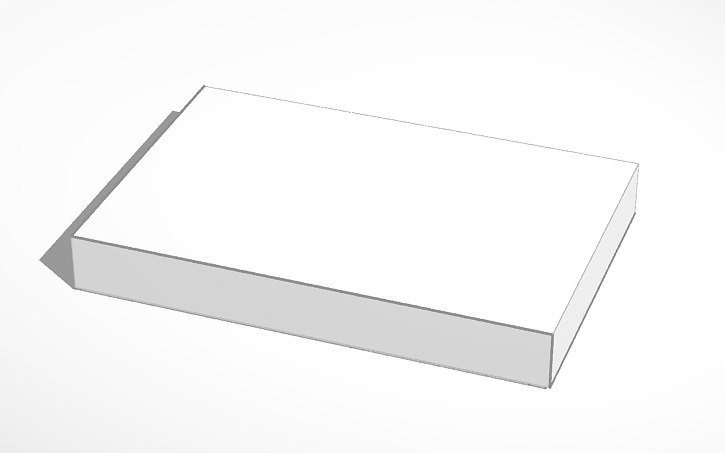 3D design 2x3 Lego-ish Tile With 2x2 Hole - Tinkercad