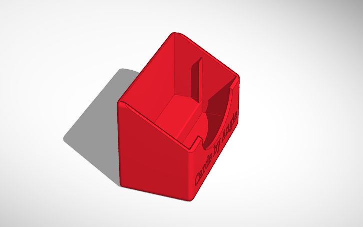 3D design Card Box - Tinkercad