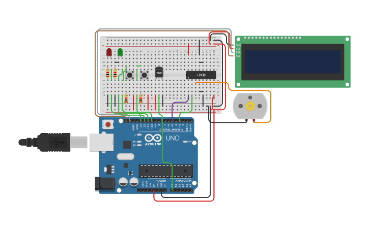 Circuit design ES Project - Tinkercad