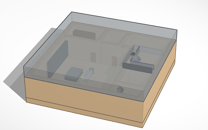 3d Design Minecraft Hide And Seek In A Random Mansion Tinkercad