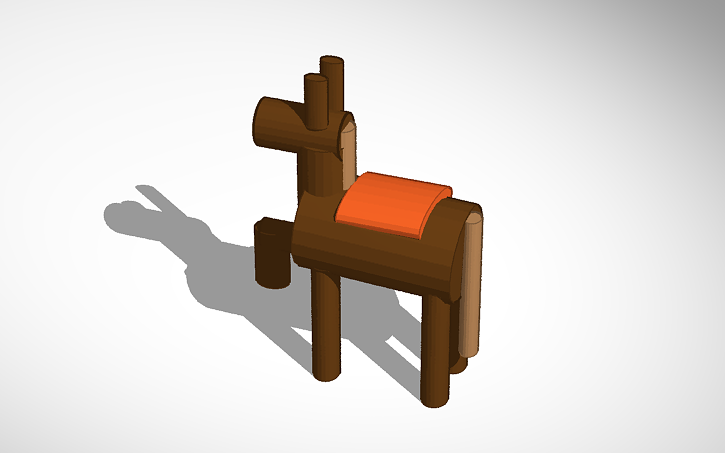 3D design donkey | Tinkercad
