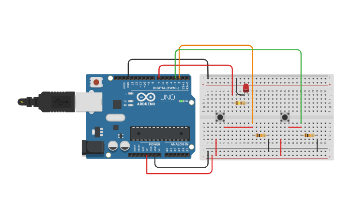 Circuit design digitalRead - Tinkercad
