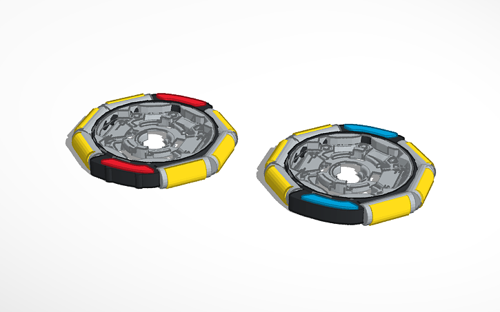 3D design beyblade rift layer base - Tinkercad