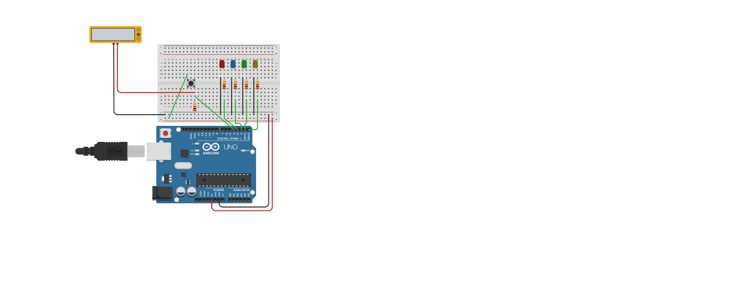 Circuit design Task 4 - Embedded Lab | Tinkercad