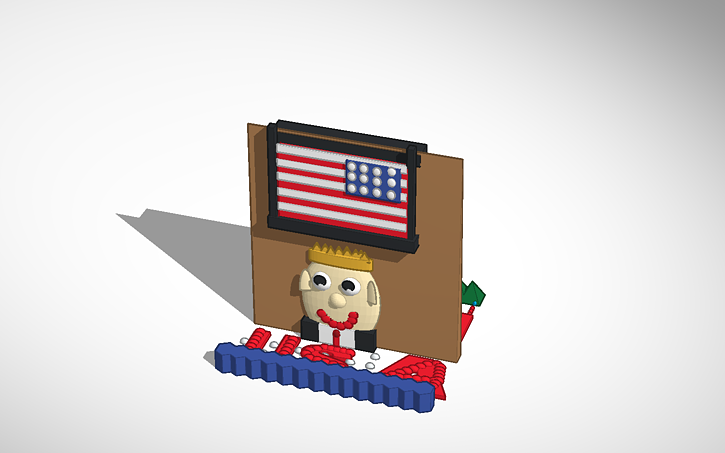3D design Donald Trump's wall. | Tinkercad