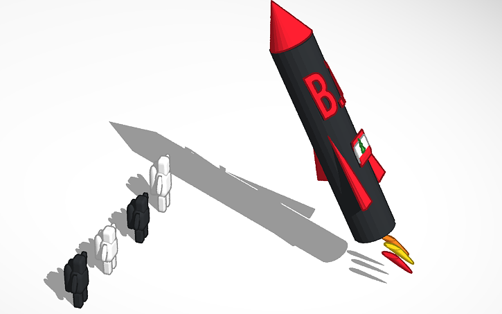 3D design Rocket Ship | Tinkercad