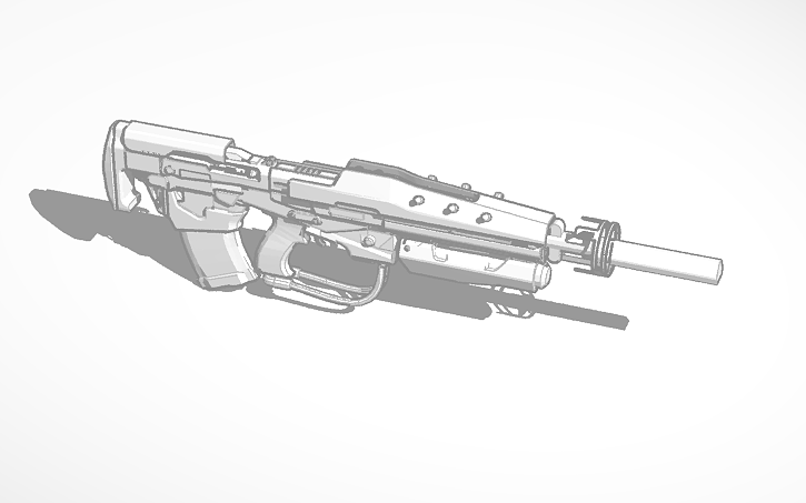 3D design Pulse Rifle "No Time To Explain" | Tinkercad