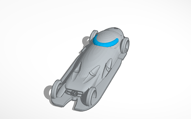 3D design Mercedes Silver Lightning - Tinkercad