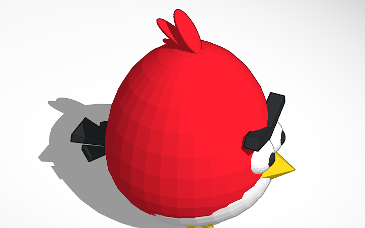 3D design Angry Birds - Tinkercad