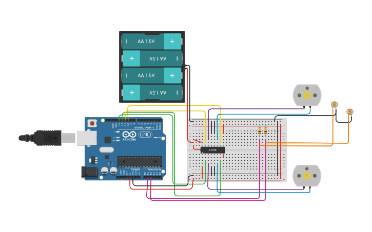 Circuit design Proyecto | Tinkercad