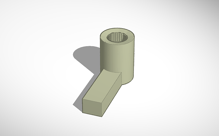 3D design R2R Selector Knob - Tinkercad