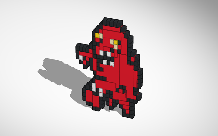 3D design combustible terraria blood zombie (sim lab) - Tinkercad