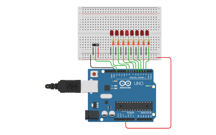 Circuit Design Aufgabe 2 Tinkercad