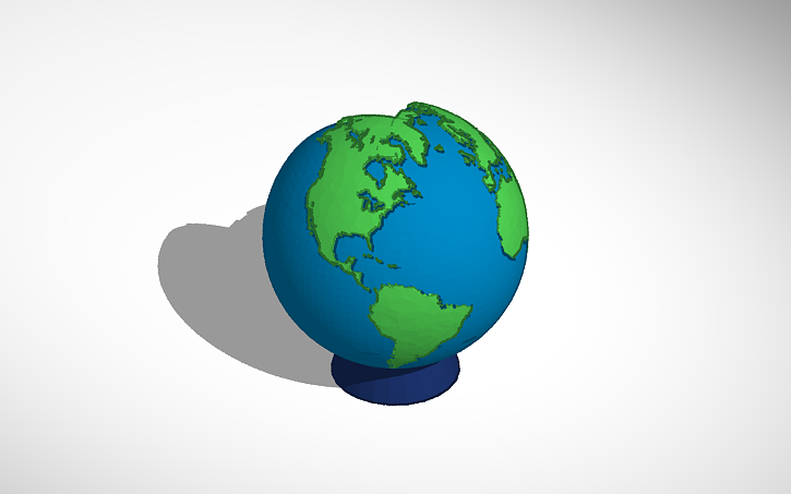 3D design Cross-section of Earth | Tinkercad