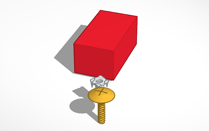 3D design Tee nut | Tinkercad