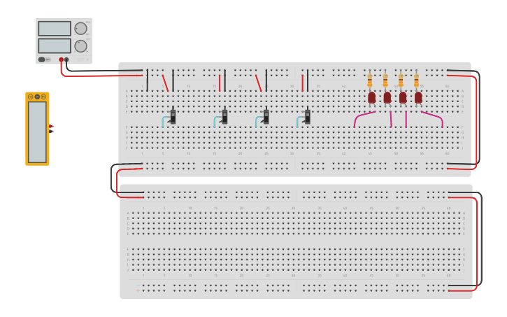 Circuit design Switches and LED Template - Lindblom | Tinkercad