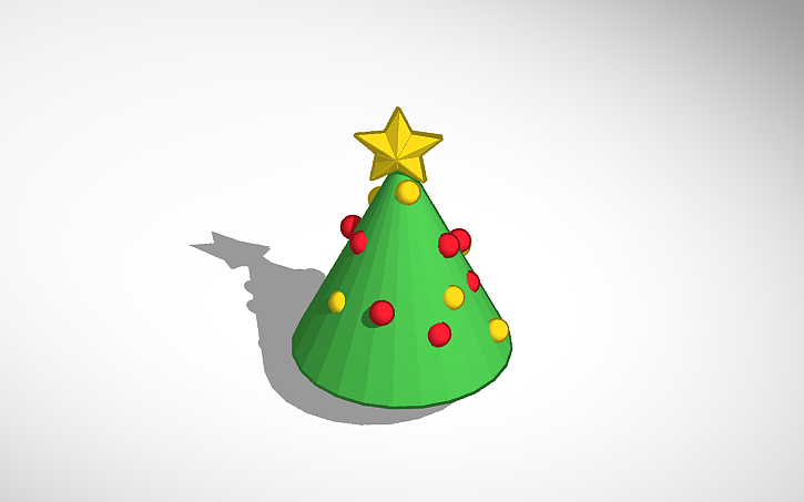 3D design Christmas tree | Tinkercad