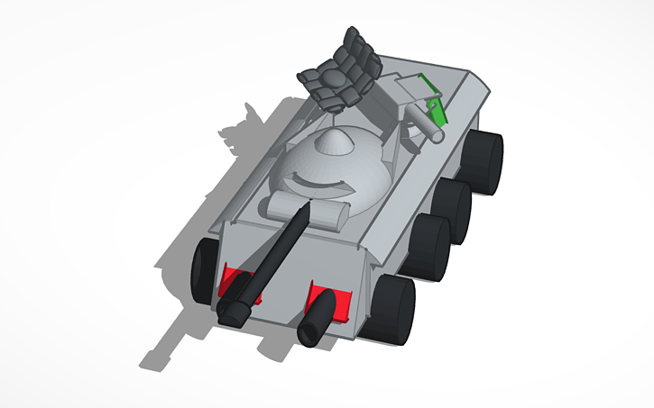 3D design Simple Tank | Tinkercad