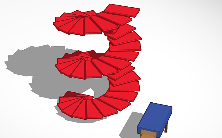 3D design Staircase #1 and #2 | Tinkercad