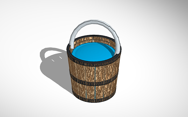 3D design Random bucket - Tinkercad