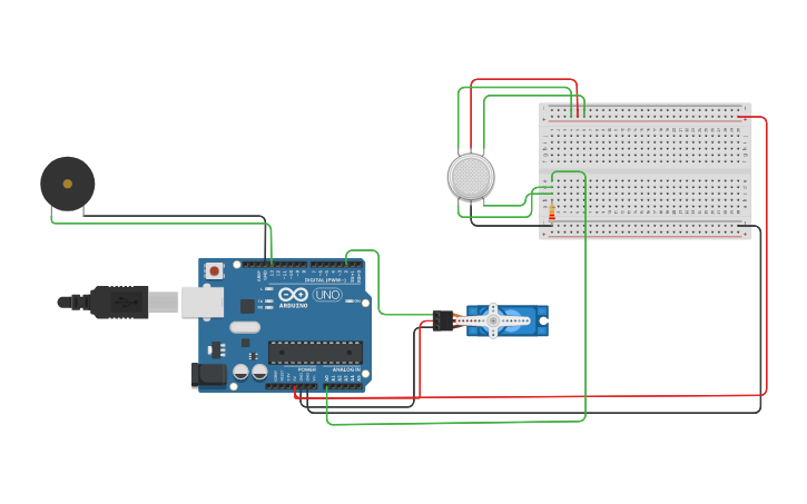 Circuit design Robo 7 | Tinkercad