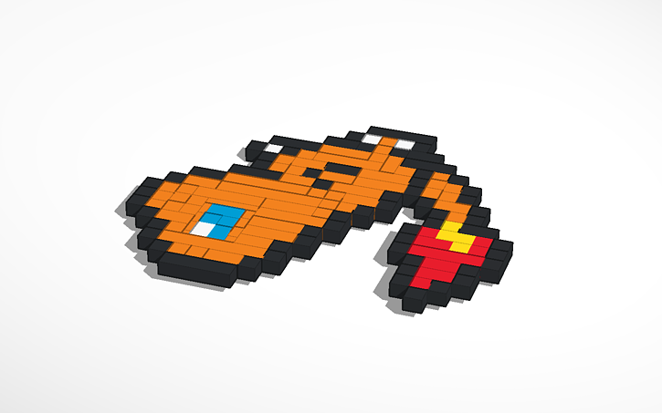3D design Charmander - Tinkercad