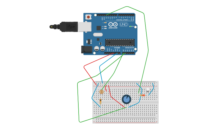 Circuit Design ПР№1 13 Тема «Ночной светильник Галищева К20 1 Tinkercad
