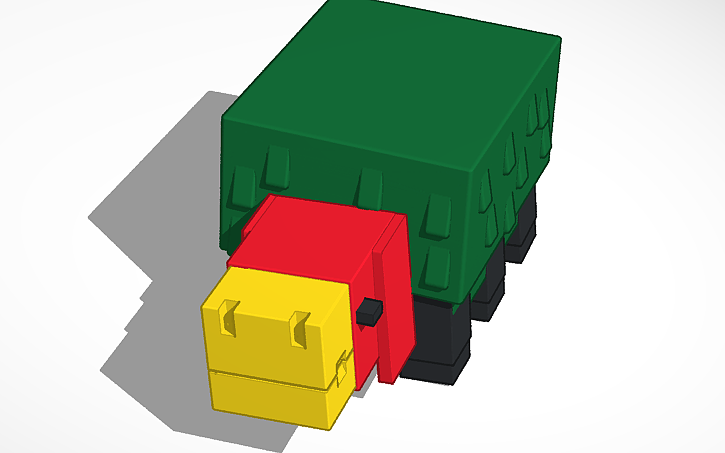3D design Sniffer minecraft - Tinkercad