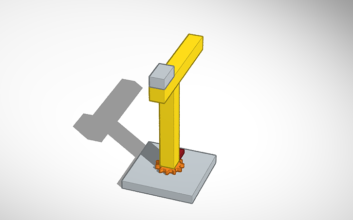 3D design Crane Arm Design - Tinkercad