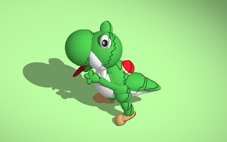 3D design Yoshi - Tinkercad