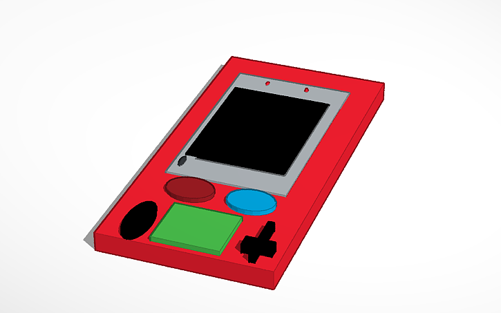 3D design pokedex - Tinkercad