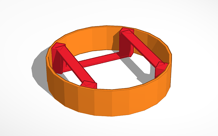 3D design Smoke Detector Plate v3 - Tinkercad