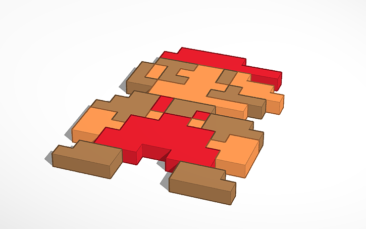 3D design Mario - Tinkercad