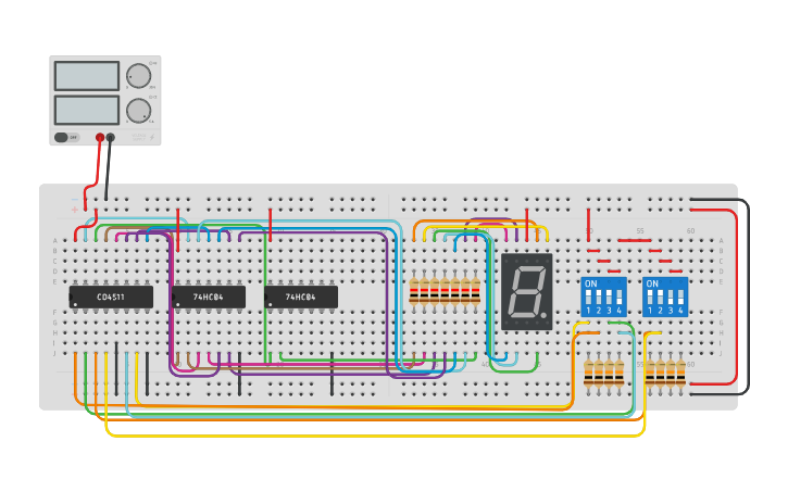 Circuit design desafio 29 | Tinkercad