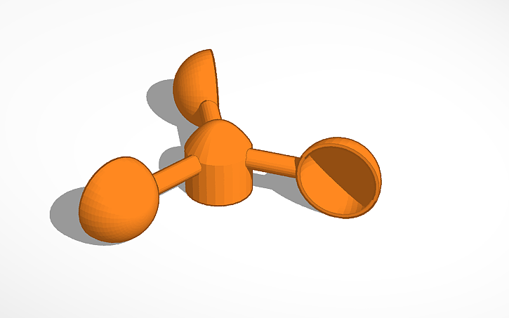 3D design Anemometer - Tinkercad