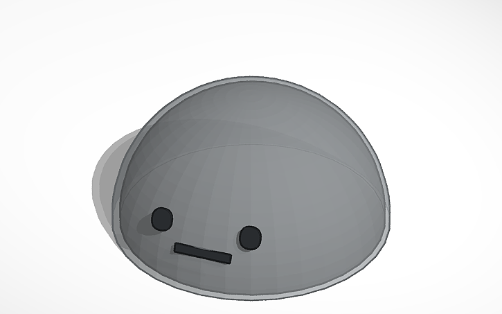 3D design Grey slime | Tinkercad