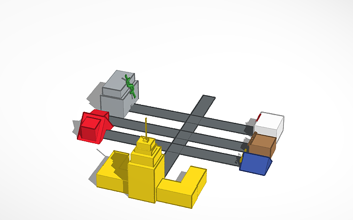 3D design Volumeville - Tinkercad