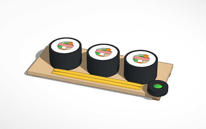 3D design kornelias mini mini maki sushi - Tinkercad