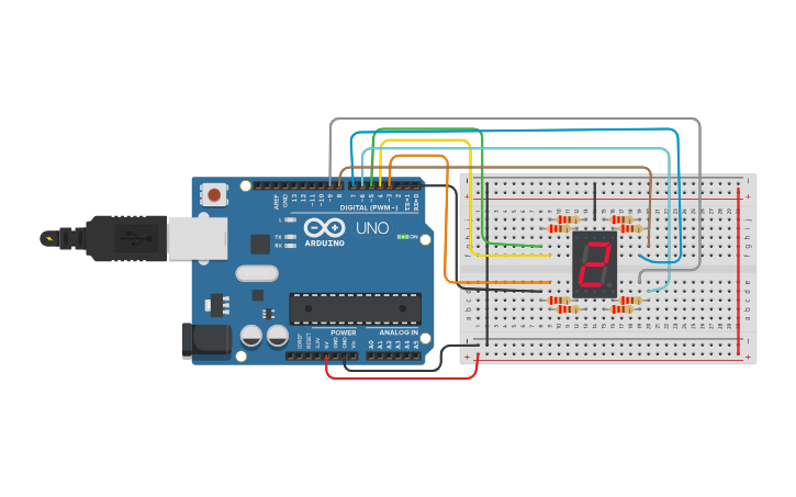 Circuit design examen Final - Tinkercad