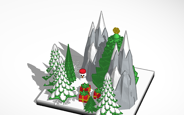 3D design Christmas - Tinkercad
