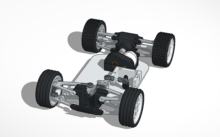 3D design Rc truggy - Tinkercad