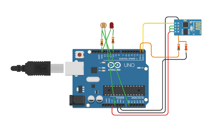 Circuit design Practical 22 - Tinkercad