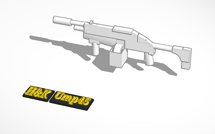 3D design Heckler & Koch MP5 W/ suppressors spirit | Tinkercad