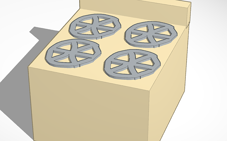 3D design Stove - Tinkercad