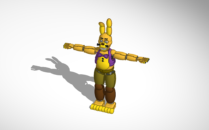 3D design ASHER MAHONEY'S SPRING BONNIE #2 - Tinkercad