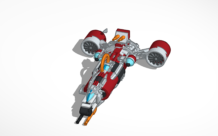 3D design big starship | Tinkercad